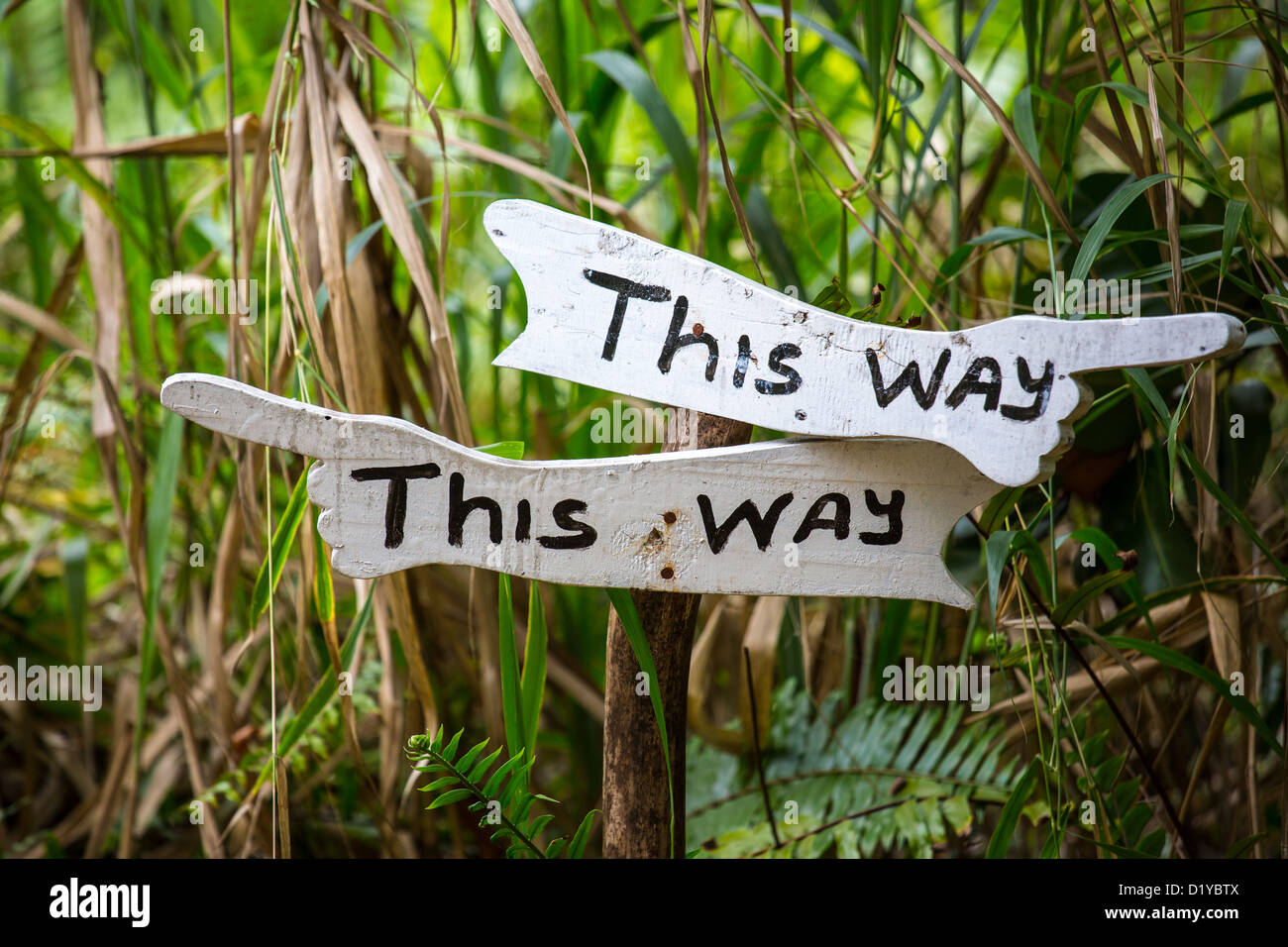 Confusing directions hi-res stock photography and images - Alamy