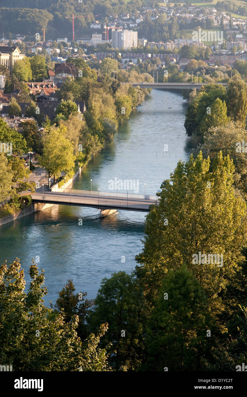 View of River Aar; Bern; Switerland; Europe Stock Photo - Alamy