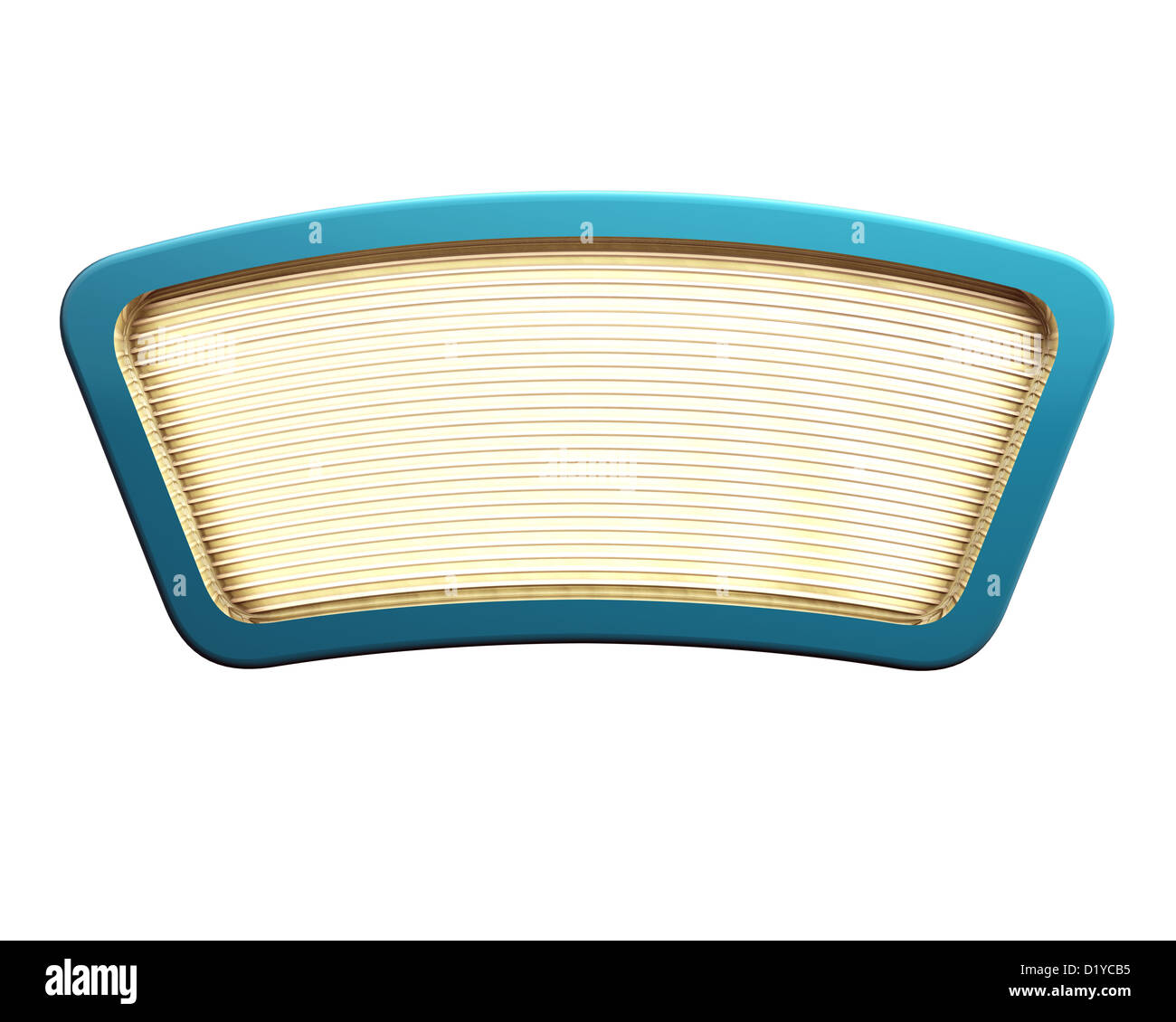 old retro billboard isolated on white background Stock Photo - Alamy