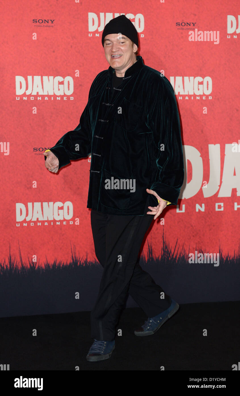 US film director Quentin Tarantino poses during a photocall for his new ...