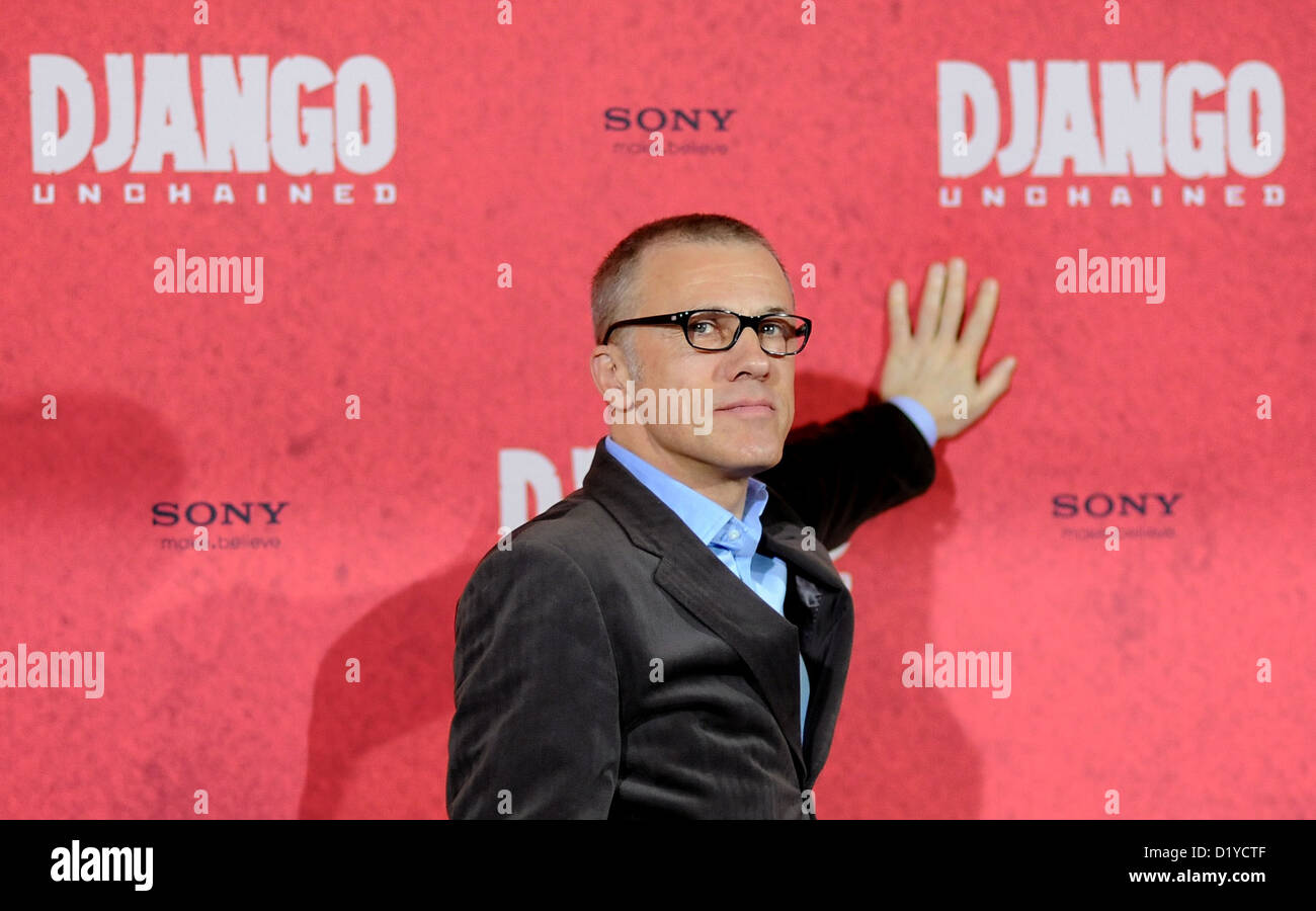 German-Austrian actor Christoph Waltz poses during a photocall for his ...