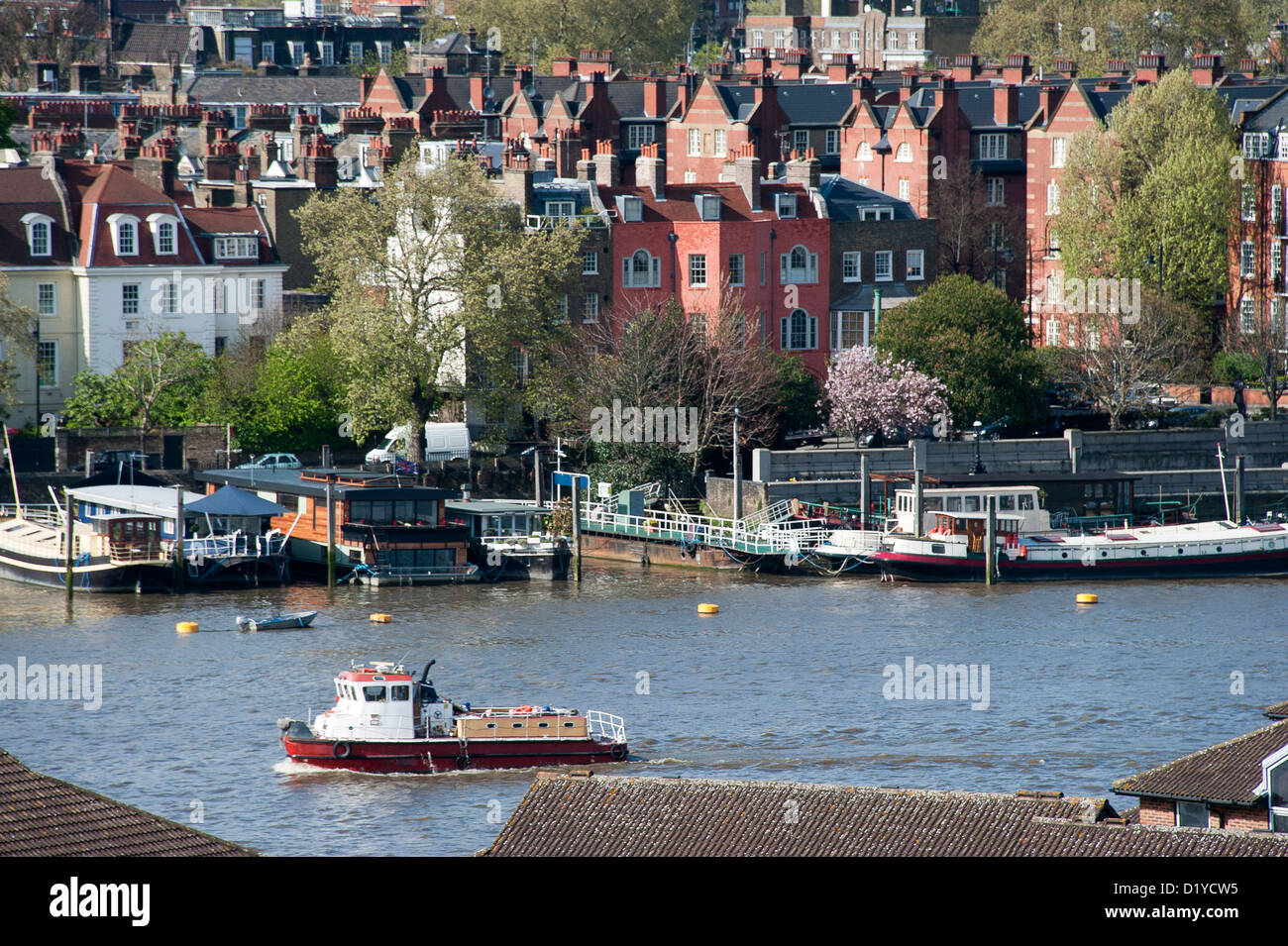 River Thames Chelsea London Stock Photo - Alamy