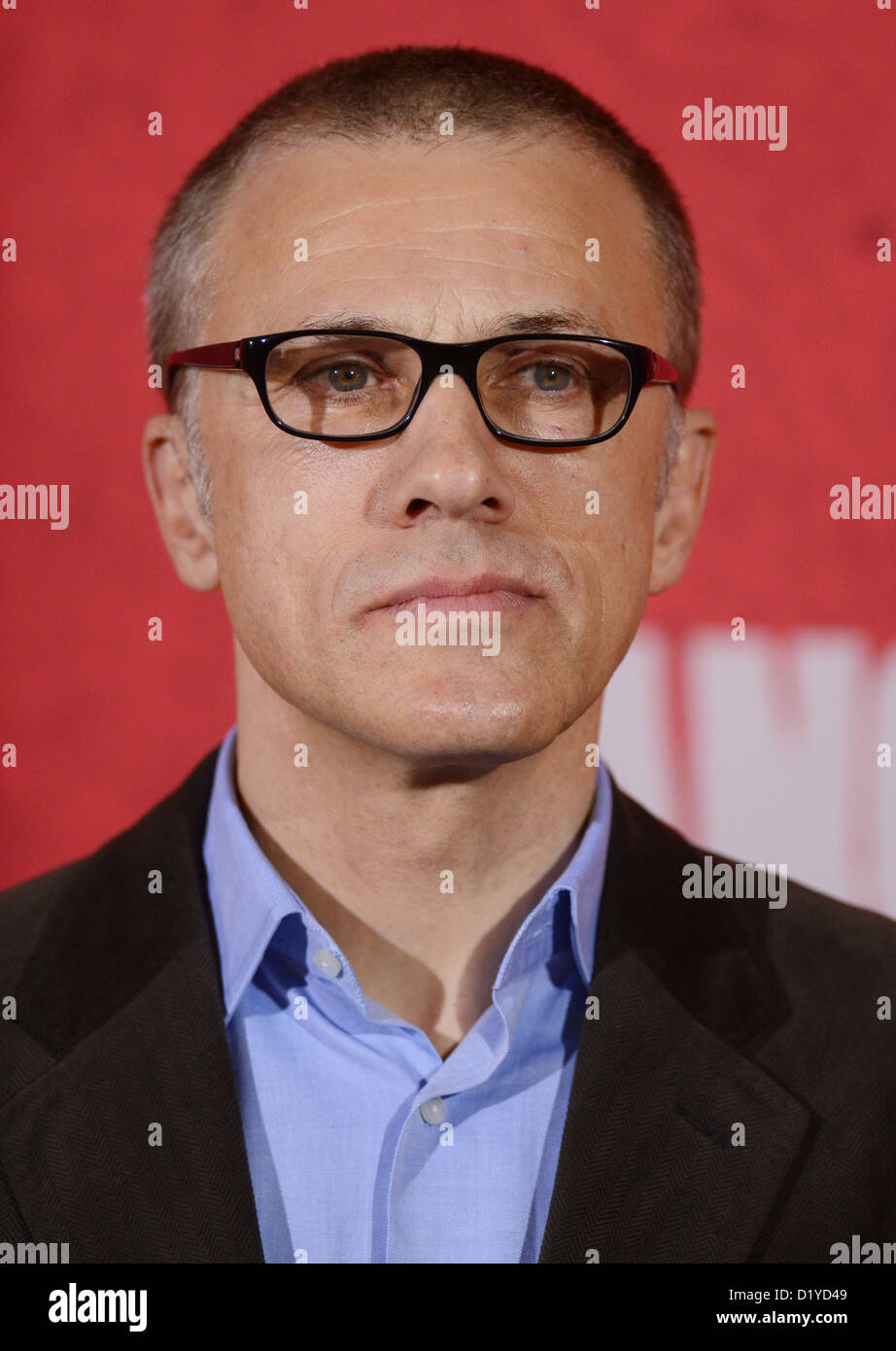 German-Austrian actor Christoph Waltz poses during a photocall for his ...