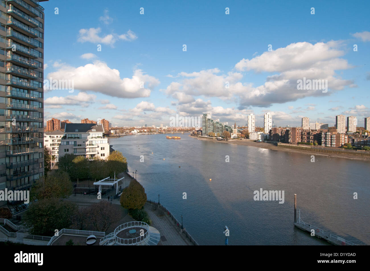 View From Chelsea Harbour London Stock Photo - Alamy