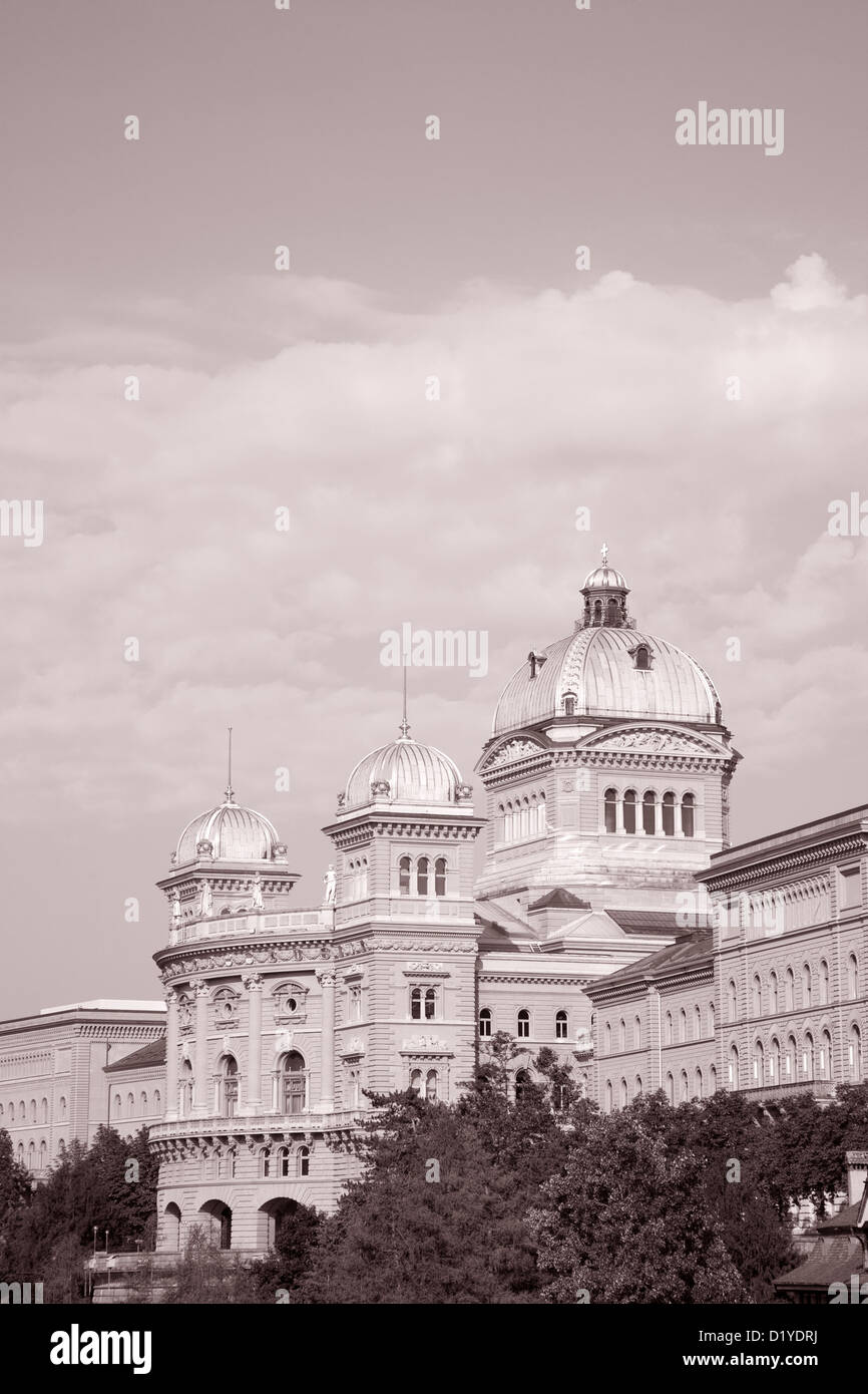 Swiss Federal Assembly - Bundeshauser 1902; Bern; Switzerland; Europe ...