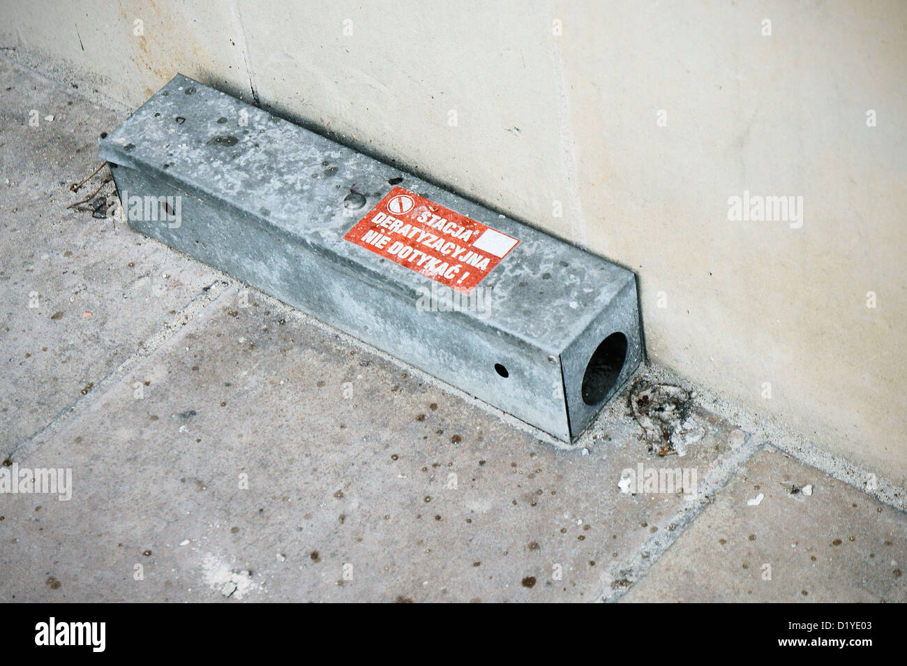 Mouse trap (deratization) Wawel Royal Castle in Krakow Poland October ...