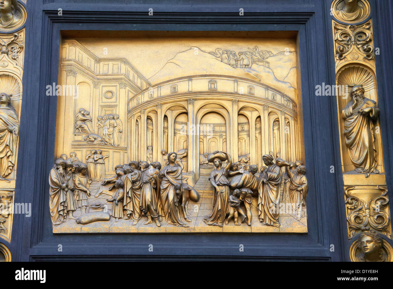 Scenes from the early Renaissance " Gates of Paradise" door of the ...
