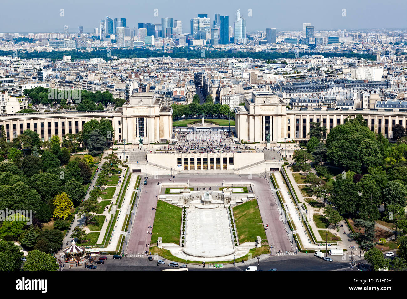 Paris from the Eiffel Tower Stock Photo - Alamy