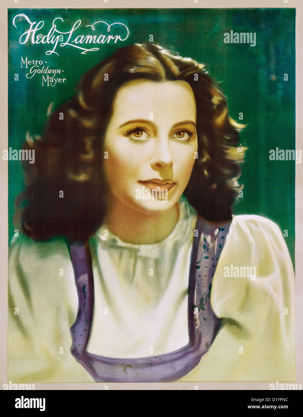 HEDY LAMARR (1913-2000) Austrian-American film actress about 1935 Stock ...