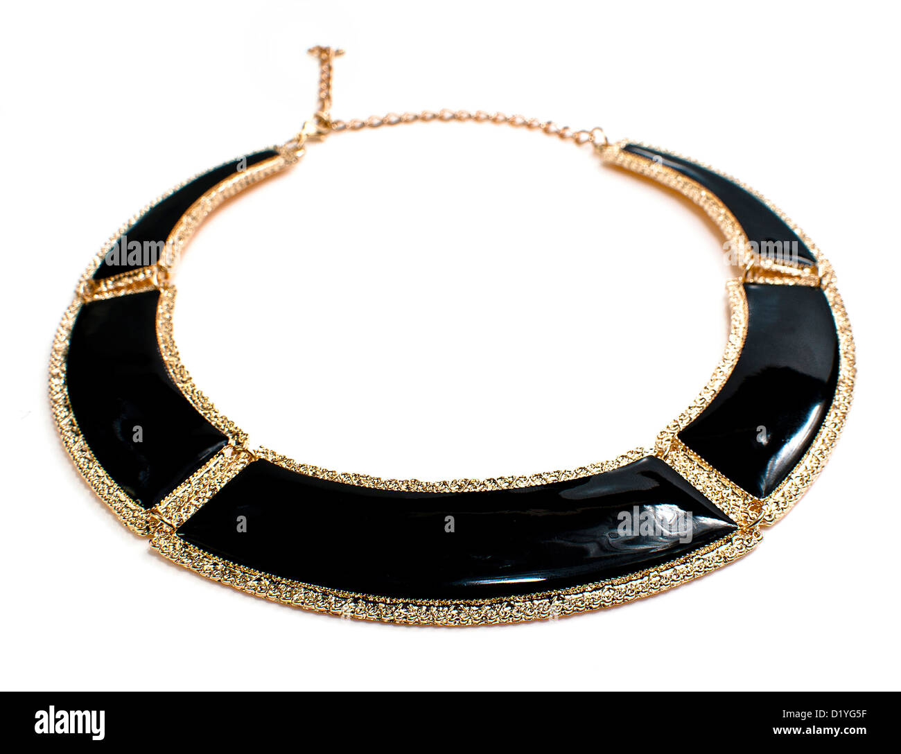 necklace jewellery isolated on white background Stock Photo - Alamy