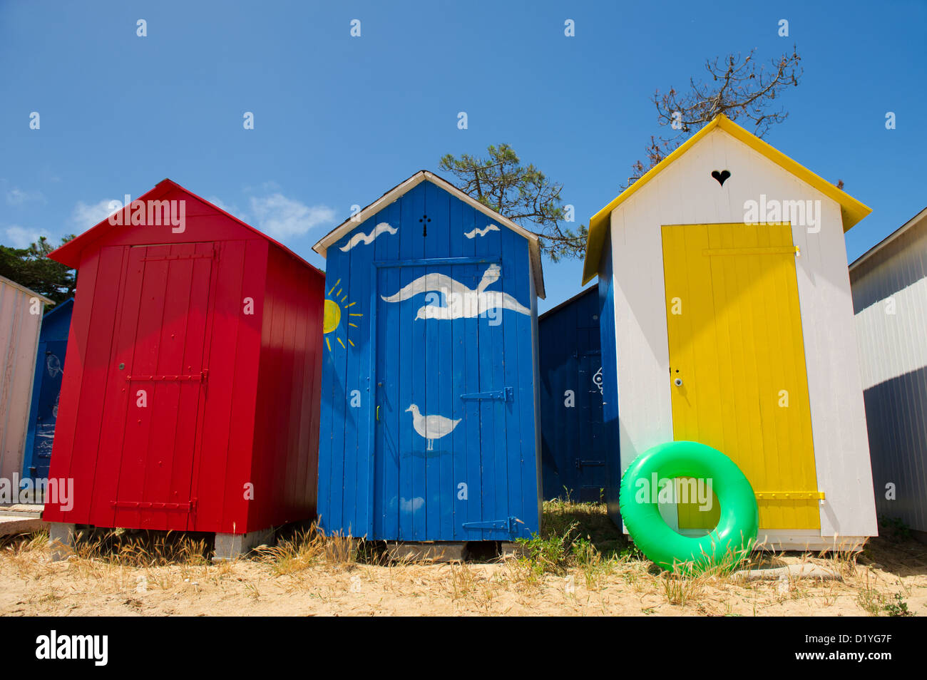Floating beach huts hi-res stock photography and images - Alamy