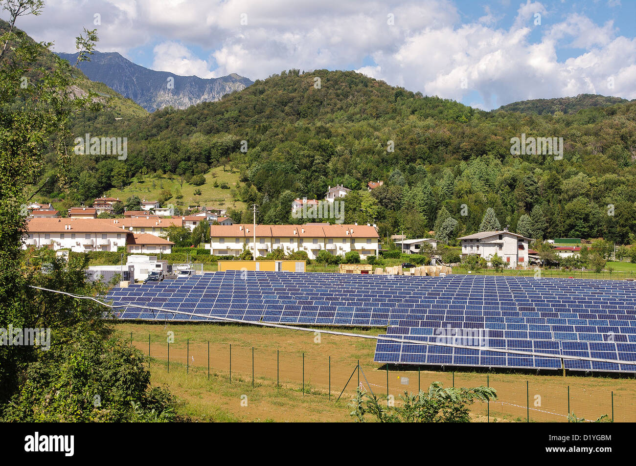 Harvesting The Sun Stock Photo - Alamy