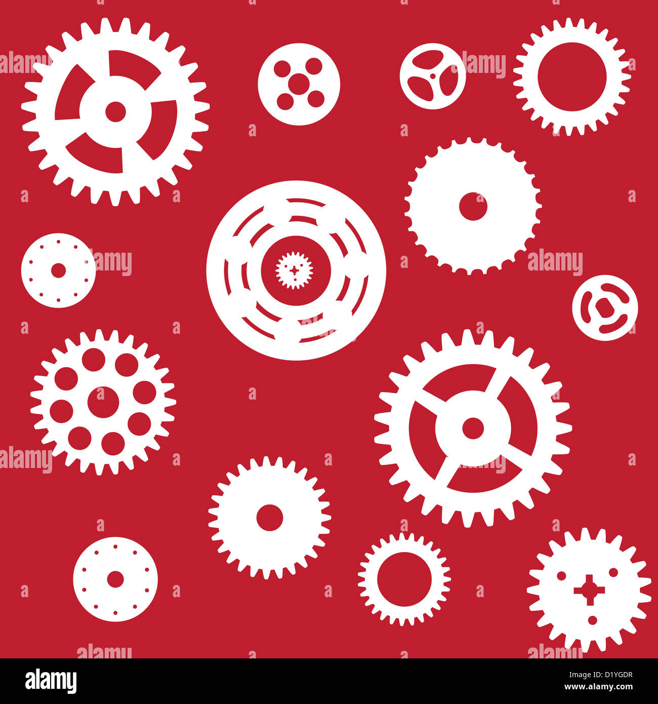 Machine Gear Wheel Cogwheel seamless pattern. Vector illustration. EPS ...