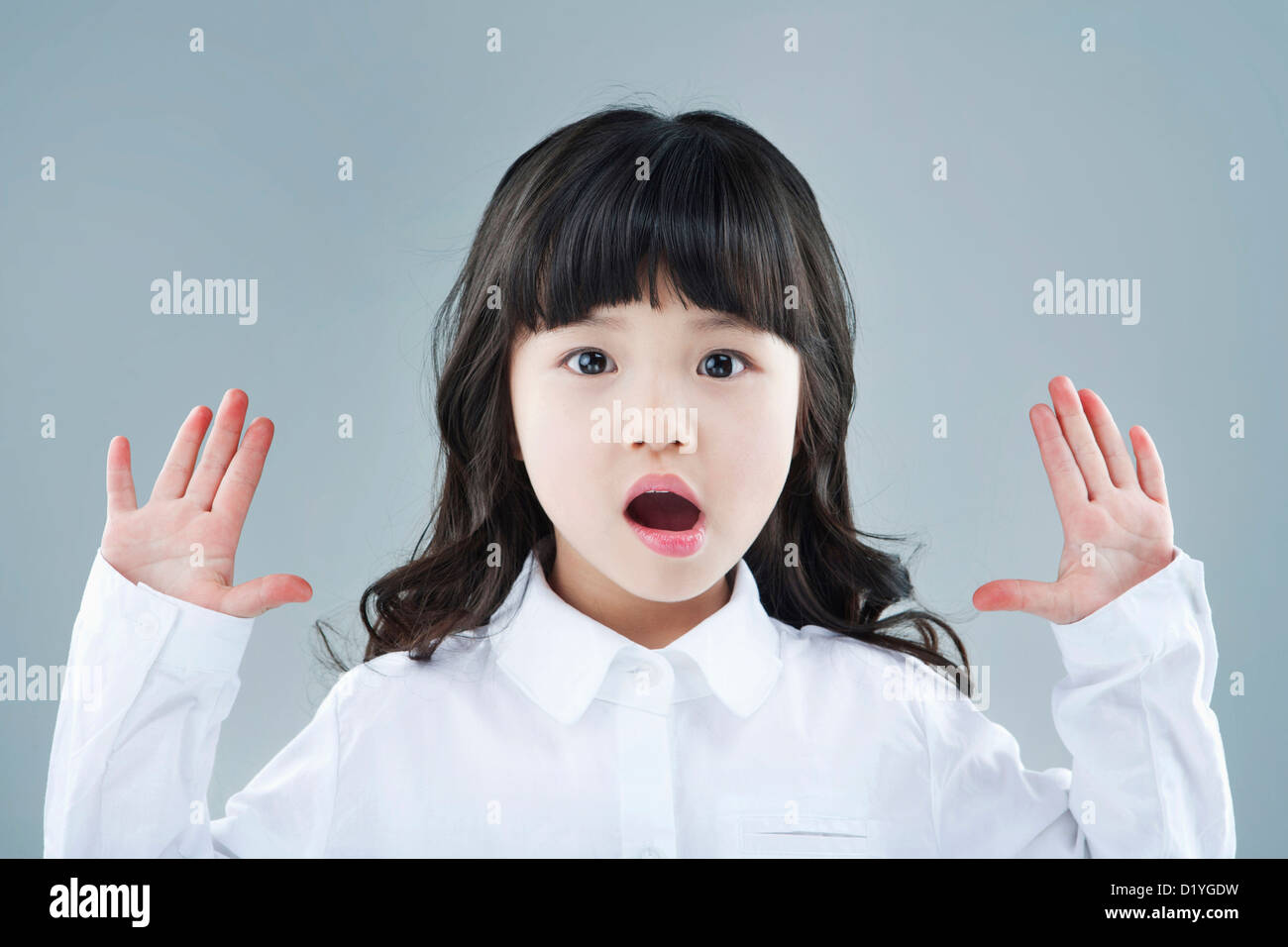 Surprised kid 8 9 years hi-res stock photography and images - Alamy