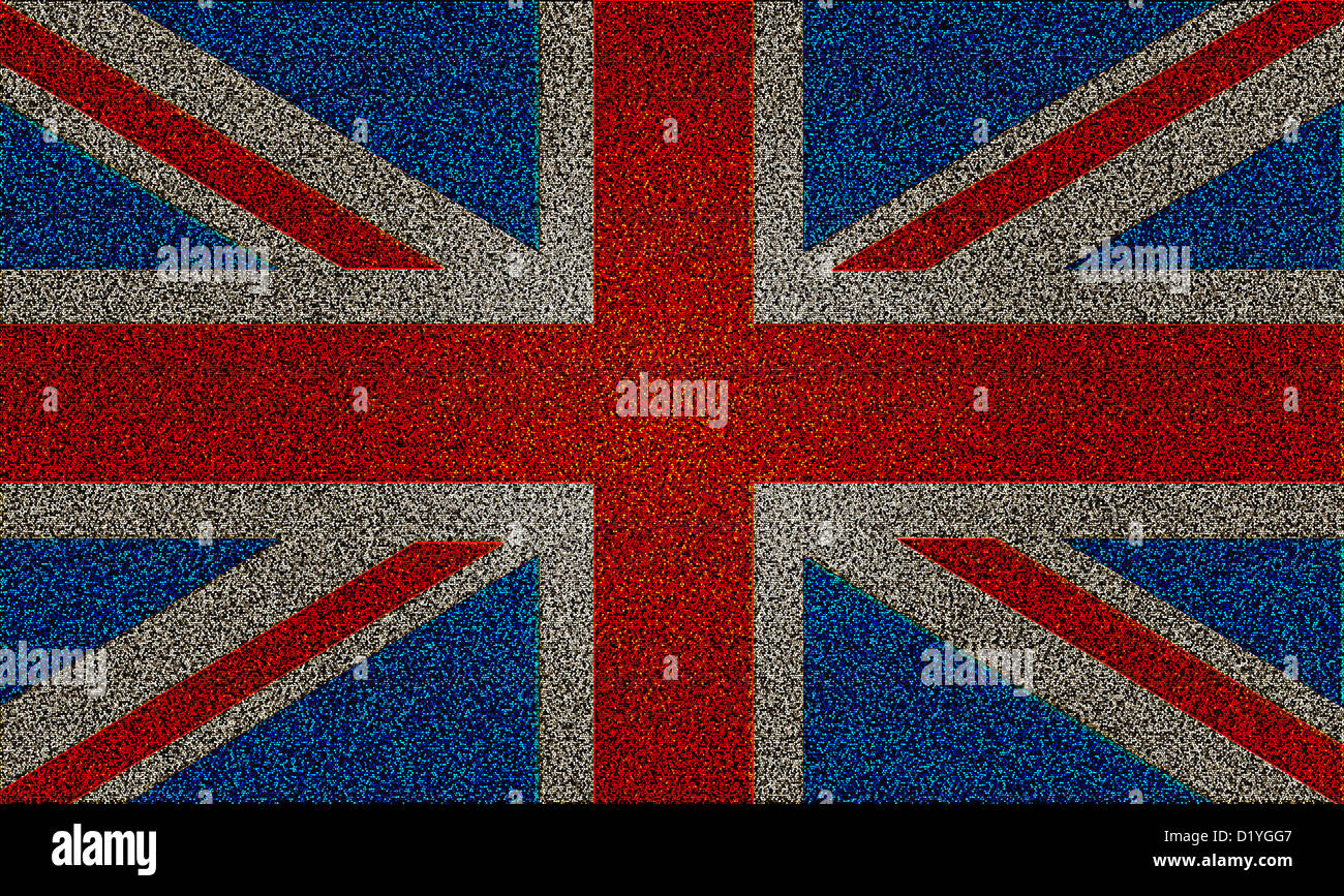 Glitter Union Jack Stock Photo - Alamy