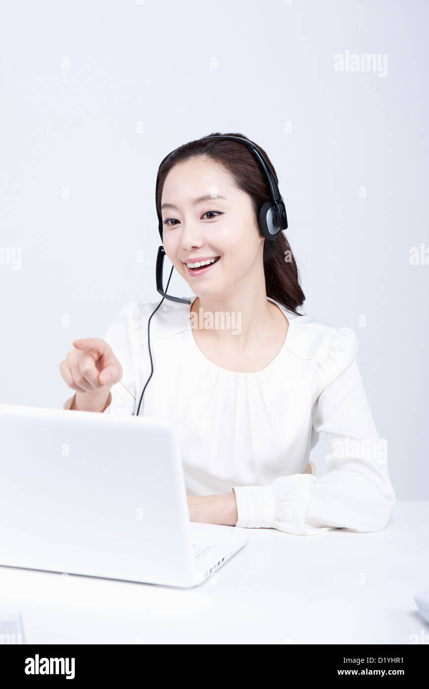Telemarketer hi-res stock photography and images - Alamy