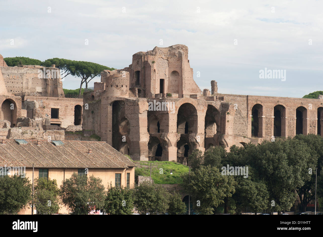 Domus Augustana, Palatine Hill, Rome, Italy Stock Photo - Alamy