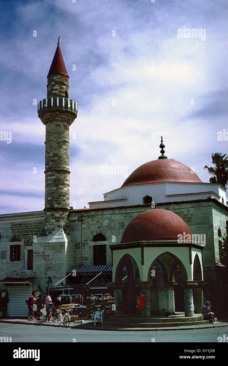 Defterdar Mosque Kos Greece Stock Photo - Alamy