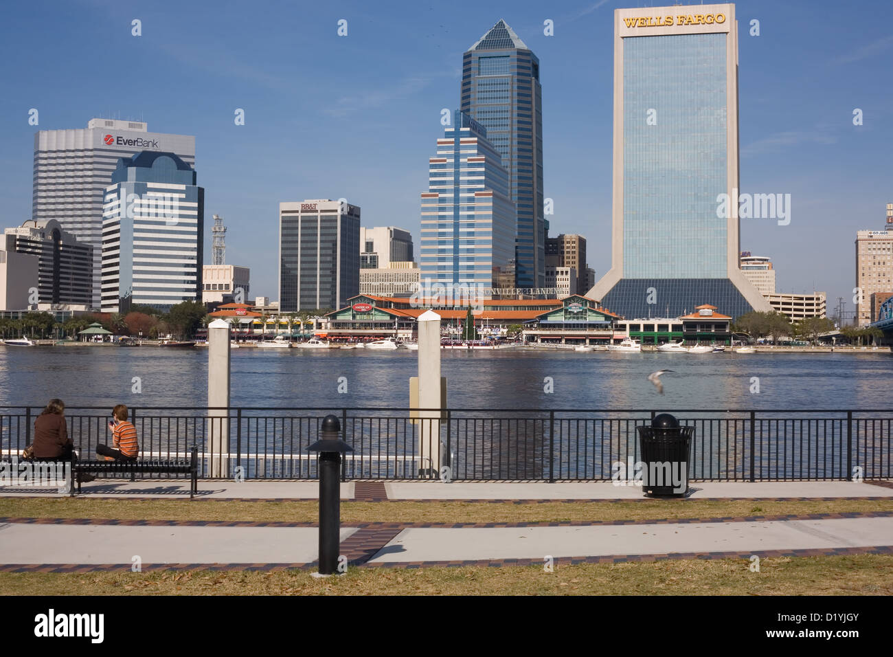 Jacksonville riverwalk hi-res stock photography and images - Alamy