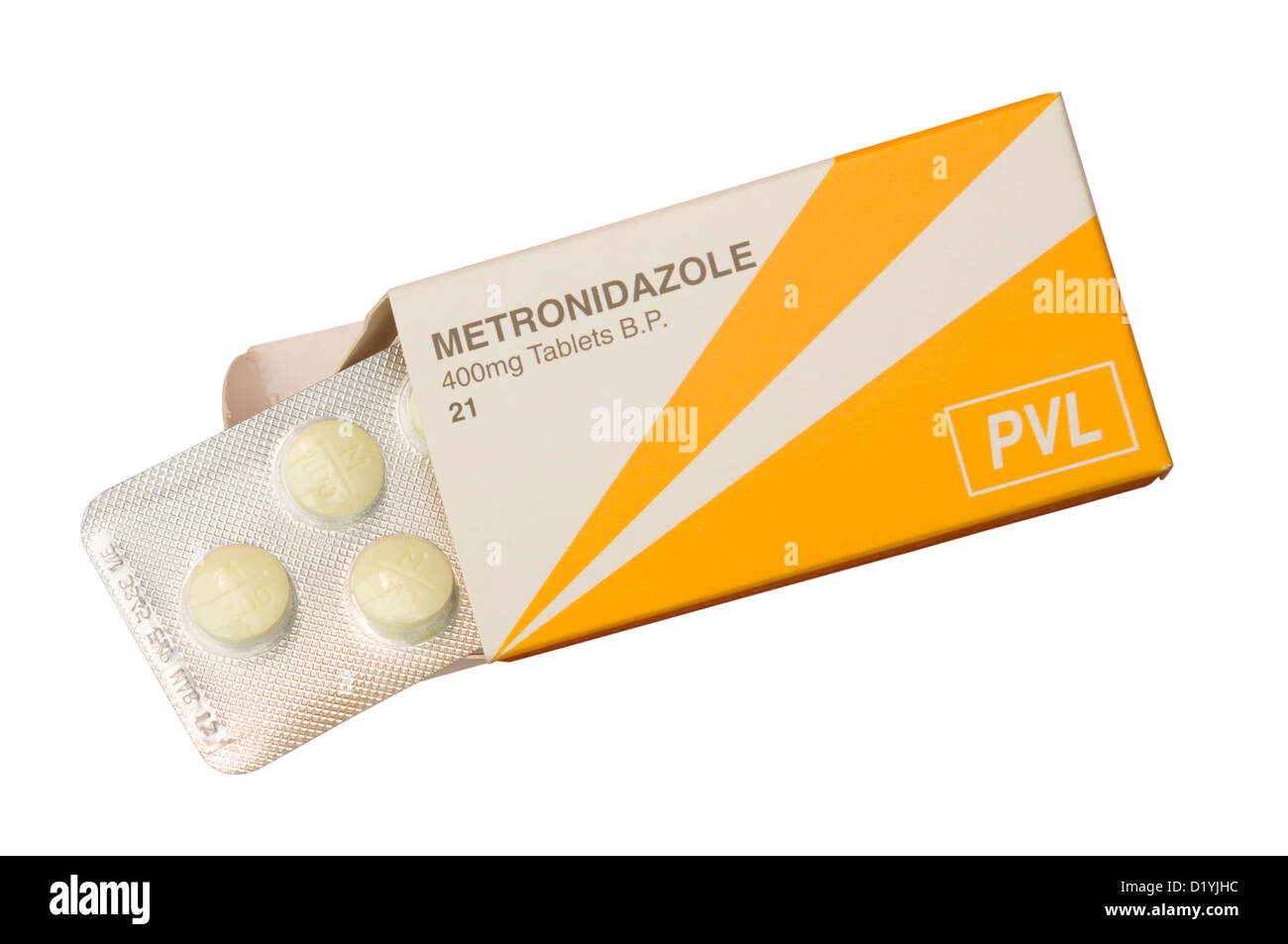 A Packet Of Metronidazole Antibiotic Tablets Stock Photo - Alamy