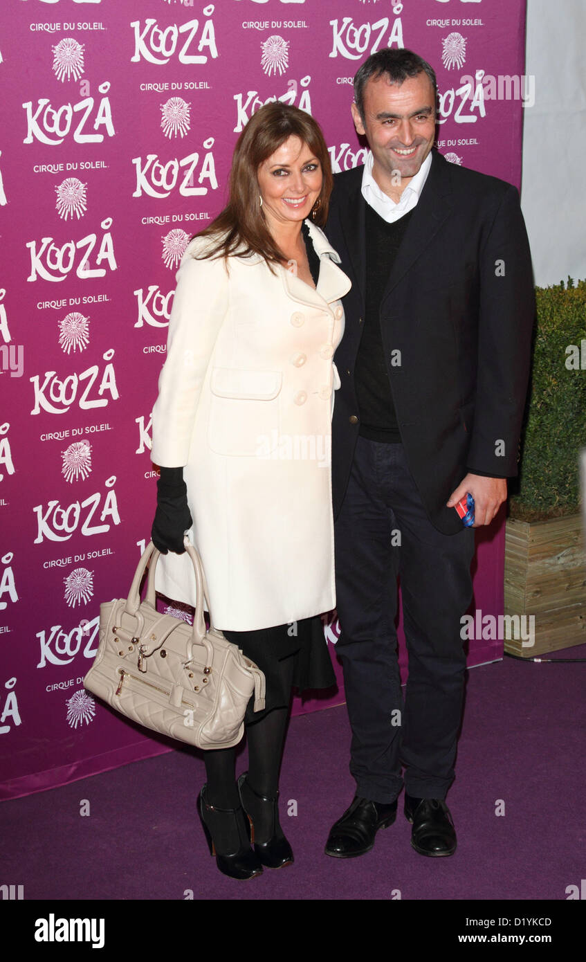 Carol Vorderman and Graham Duff at the VIP Night for Cirque du Soleil's ...