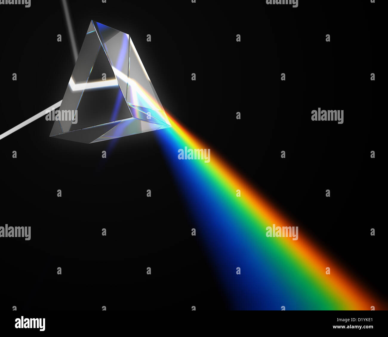 Scattering Of Light Through Prism
