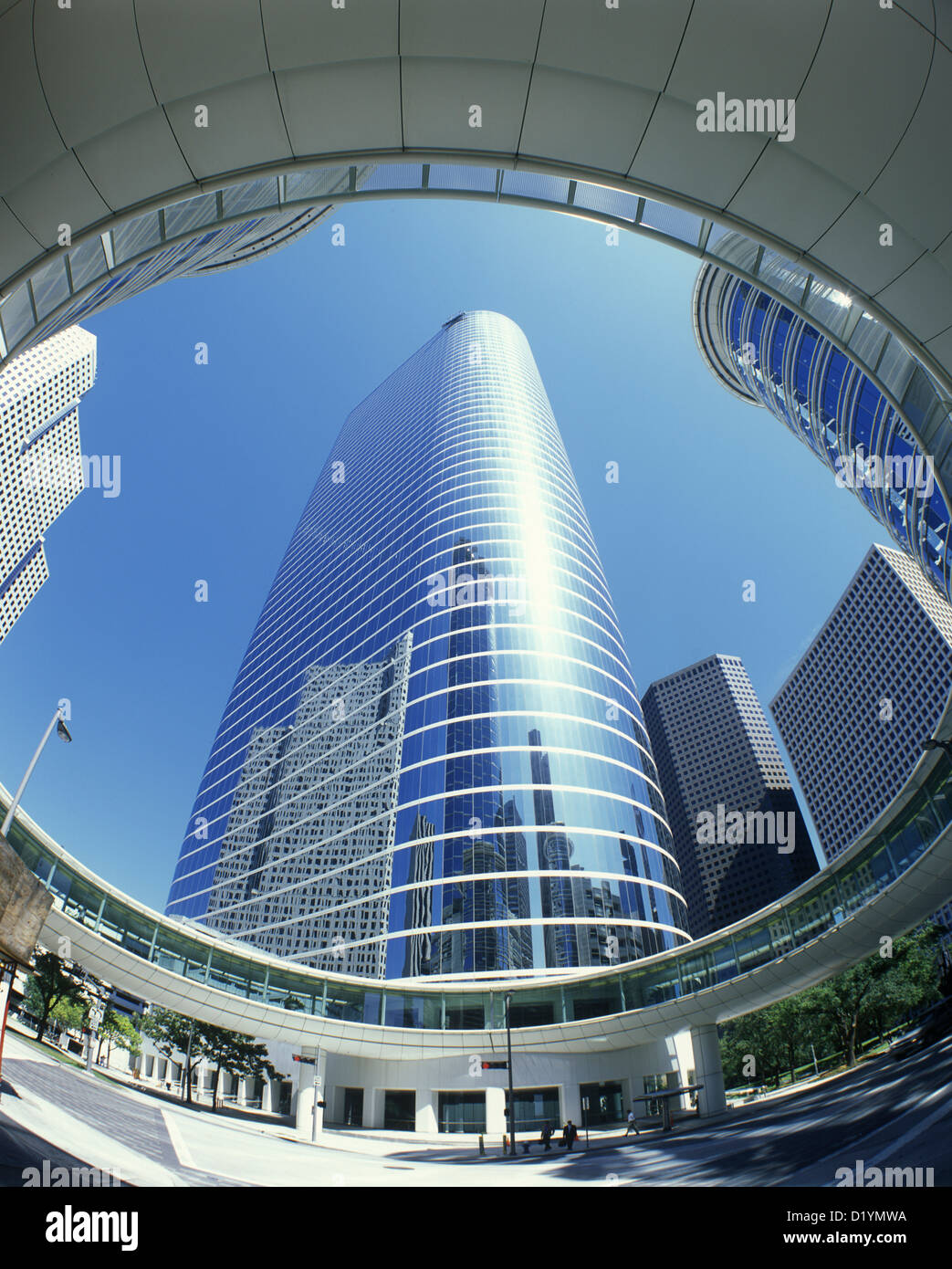 Houston chevron building hi-res stock photography and images - Alamy