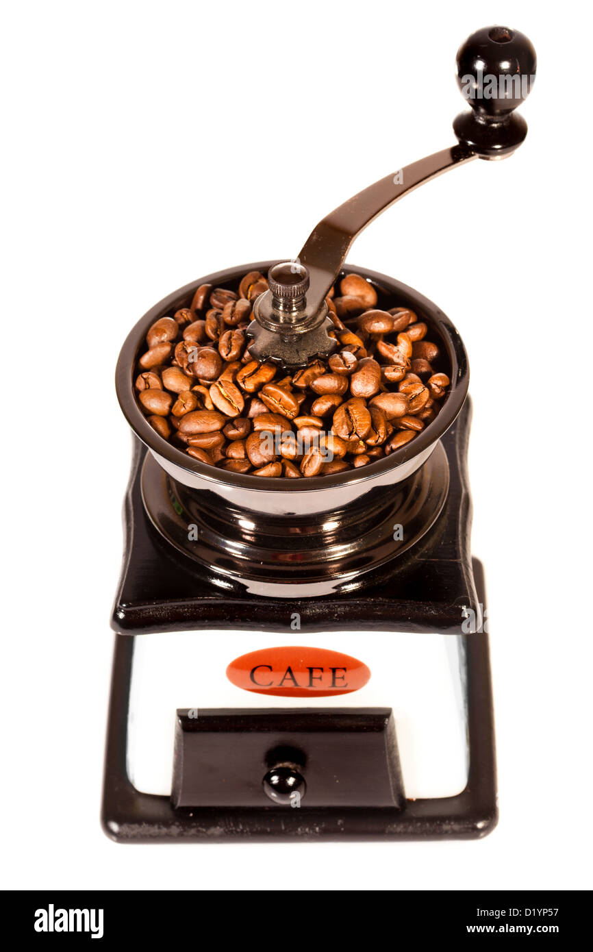 Caffeine mill coffee grinder Cut Out Stock Images & Pictures - Alamy