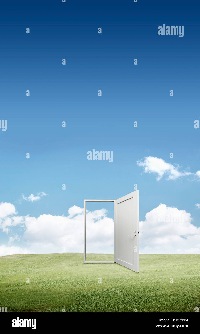 Door in the field hi-res stock photography and images - Alamy