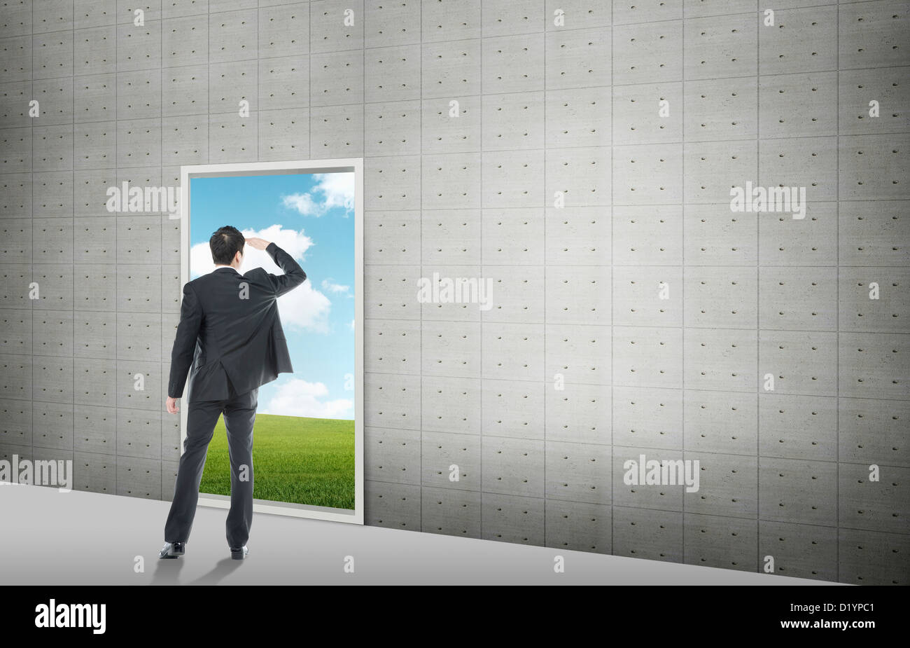 Looking out a door hi-res stock photography and images - Alamy