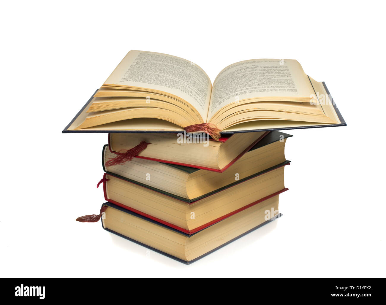 open closed books to read Stock Photo - Alamy