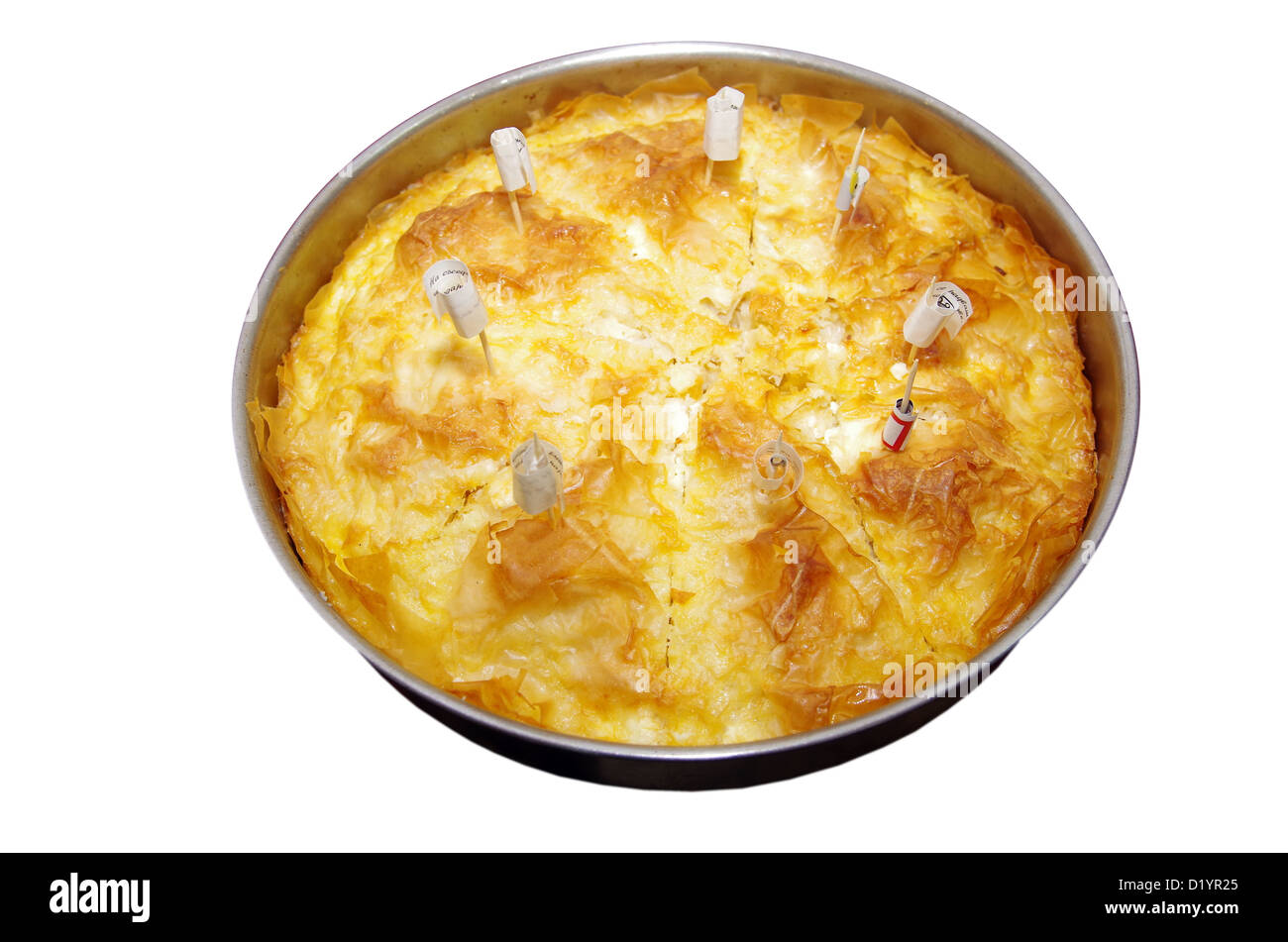 Traditional Christmas banitza with fortune Stock Photo - Alamy