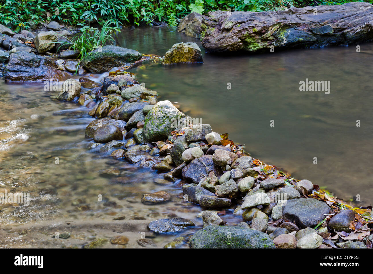 Natural Canal in the area of waterfall Stock Photo - Alamy