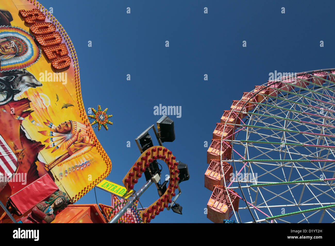 Fairground ride big wheel hi-res stock photography and images - Alamy