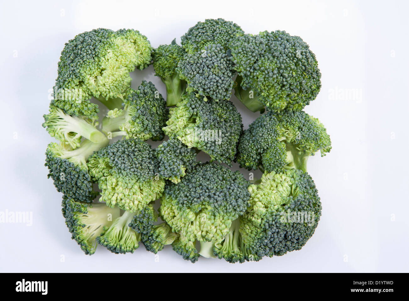 broccolis forming a shape of square Stock Photo - Alamy