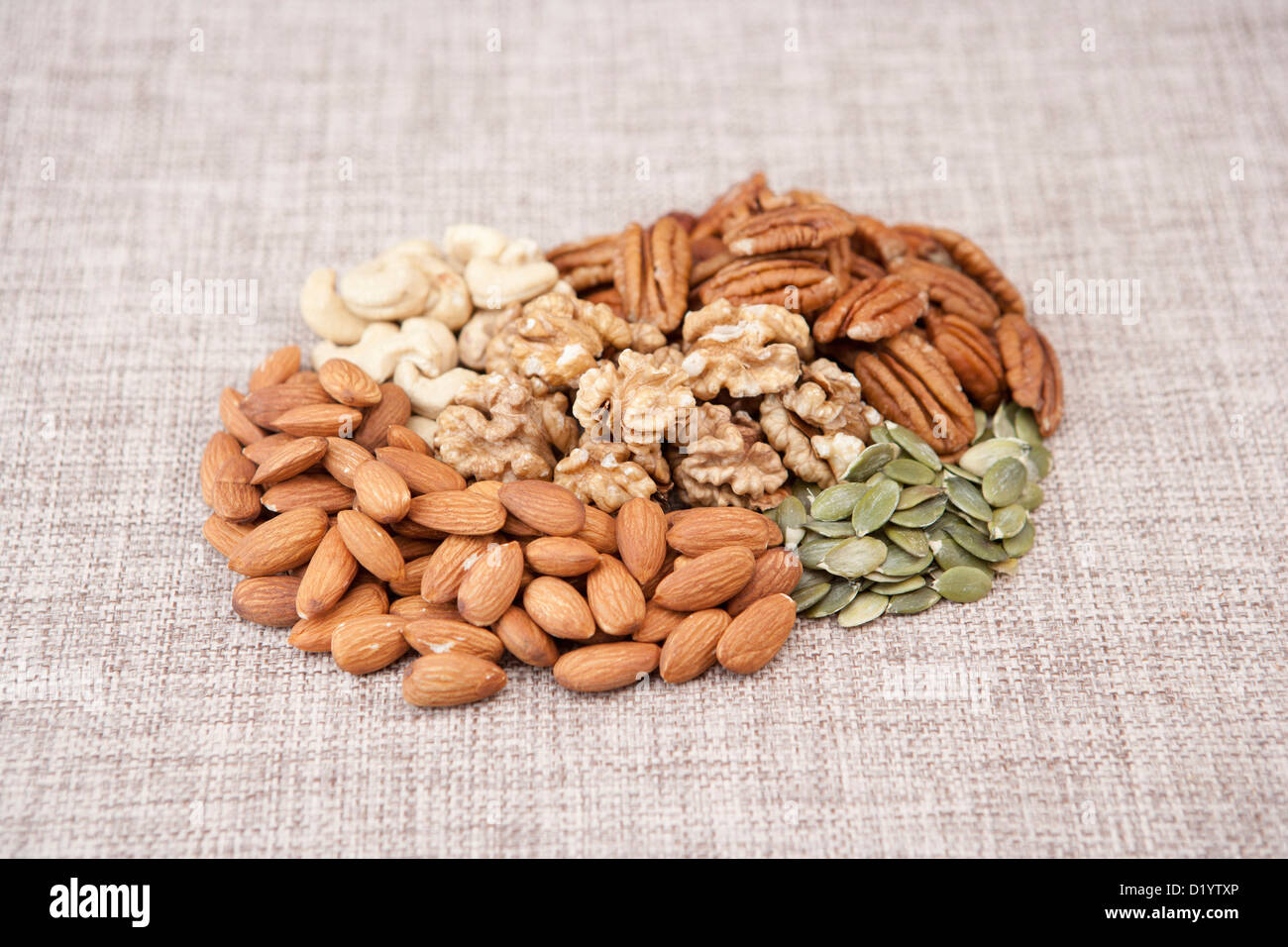 bunch of nuts Stock Photo - Alamy