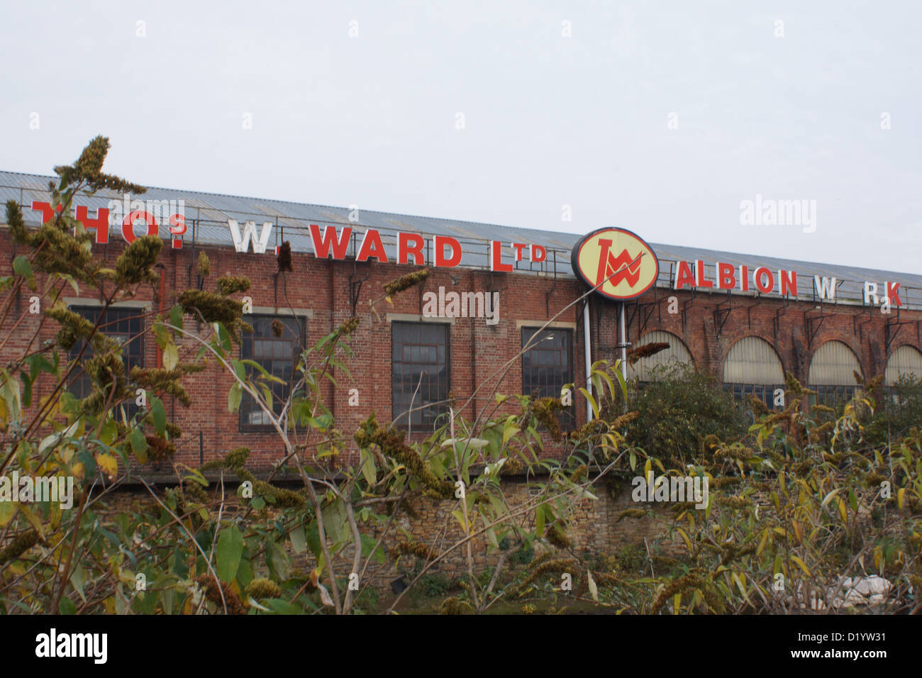 Thos W Ward Ltd, Albion Works, Sheffield Stock Photo - Alamy