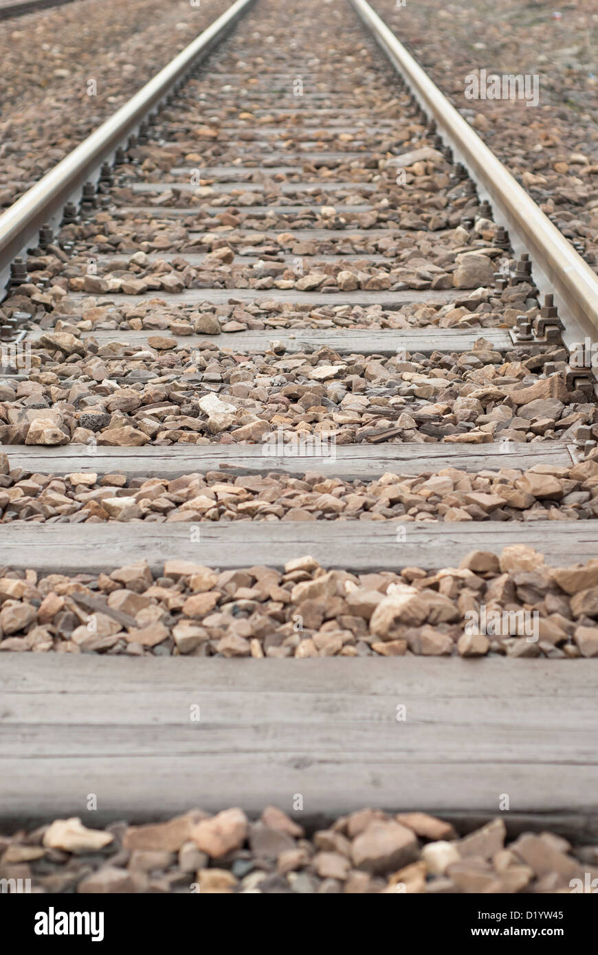 Railway track detail hi-res stock photography and images - Alamy