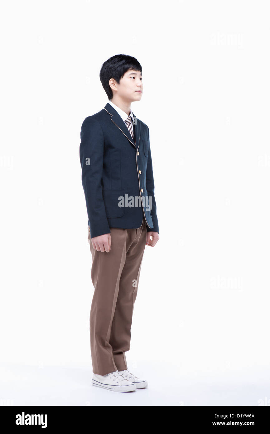 Teenager boy school uniform 18 hi-res stock photography and images - Alamy