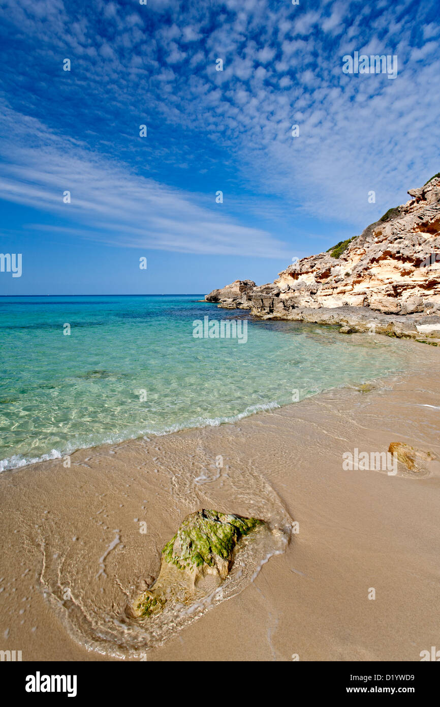 Cala Vella. Mallorca Island. Spain Stock Photo - Alamy