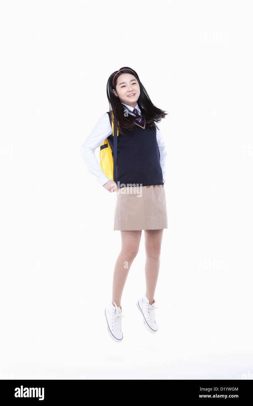Female student wearing school uniform hi-res stock photography and ...