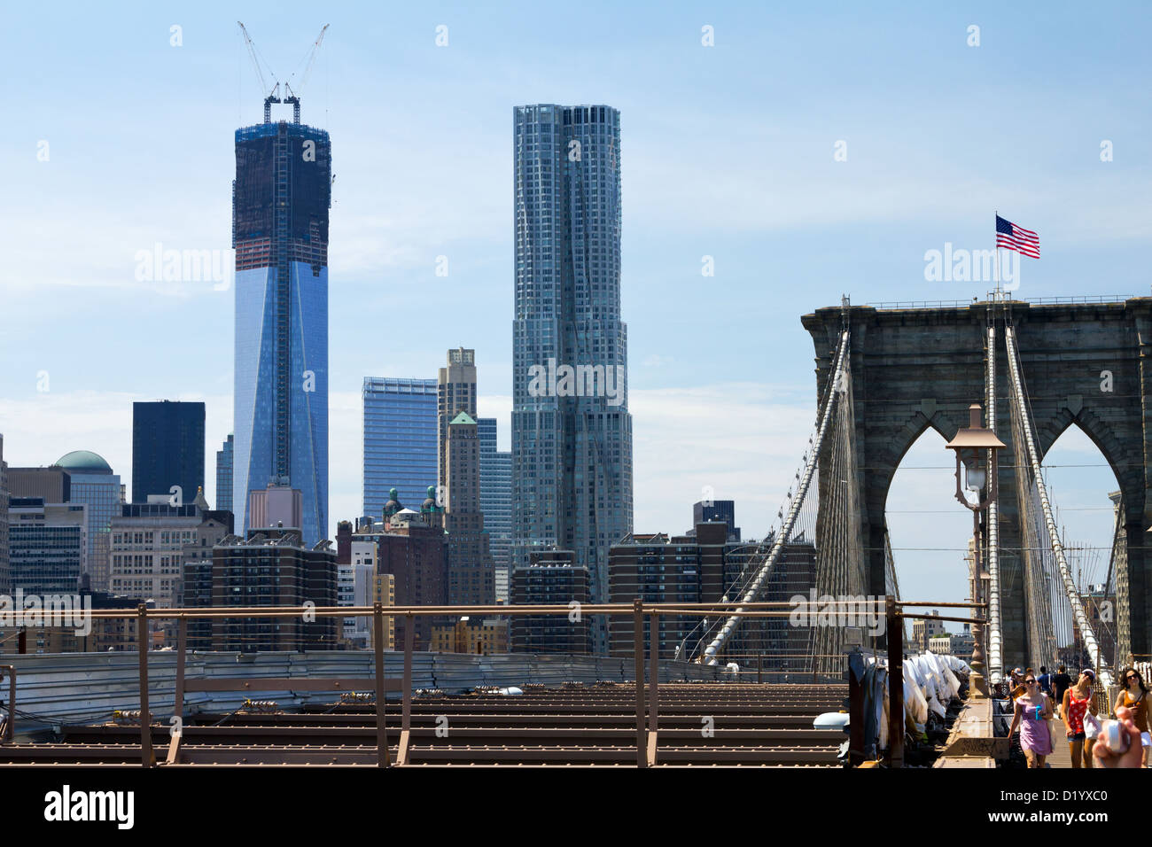 World trade center brooklyn bridge hi-res stock photography and images ...