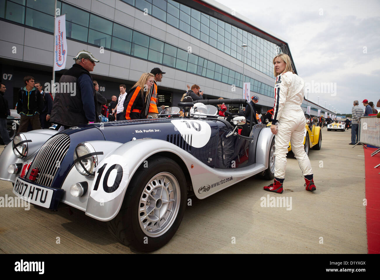 The Silverstone Classic car event Stock Photo - Alamy