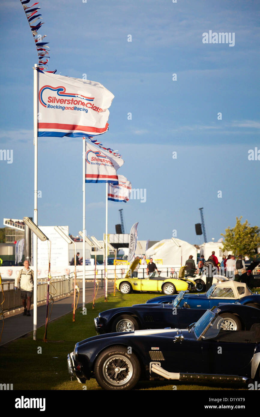 The Silverstone Classic car event Stock Photo - Alamy