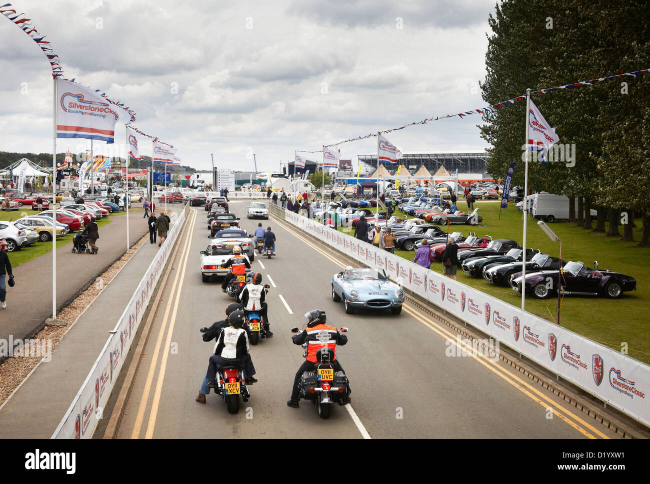 The Silverstone Classic car event Stock Photo - Alamy