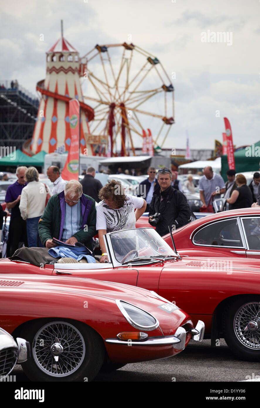 The Silverstone Classic car event Stock Photo - Alamy