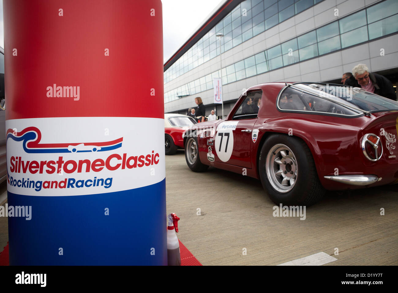The Silverstone Classic car event Stock Photo - Alamy