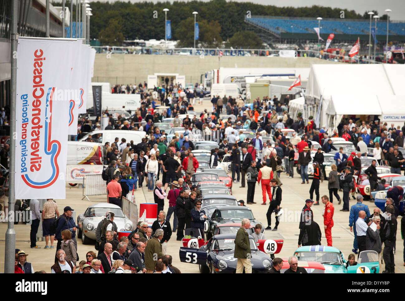 The Silverstone Classic car event Stock Photo - Alamy