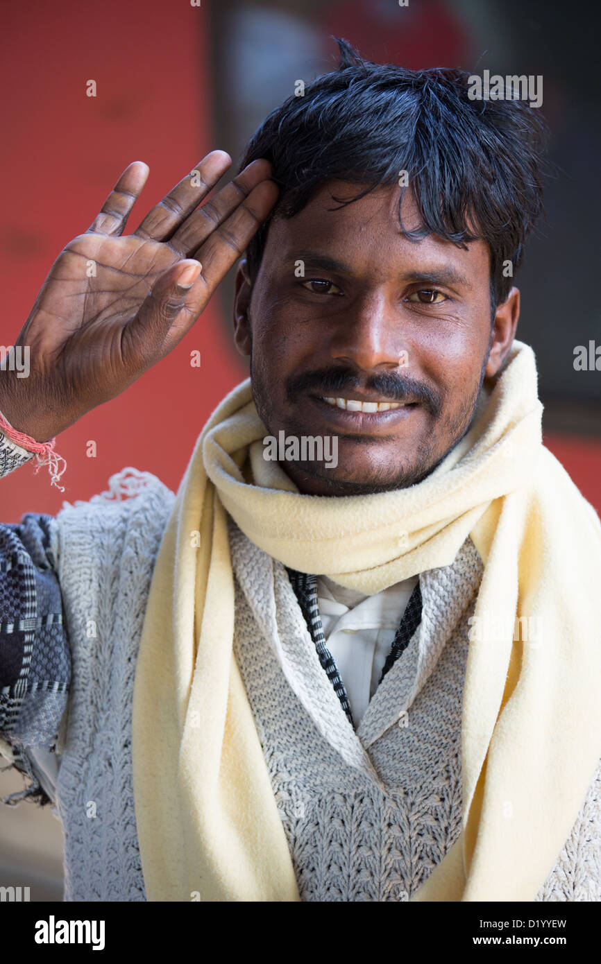 Indian man in New Delhi, India Stock Photo - Alamy