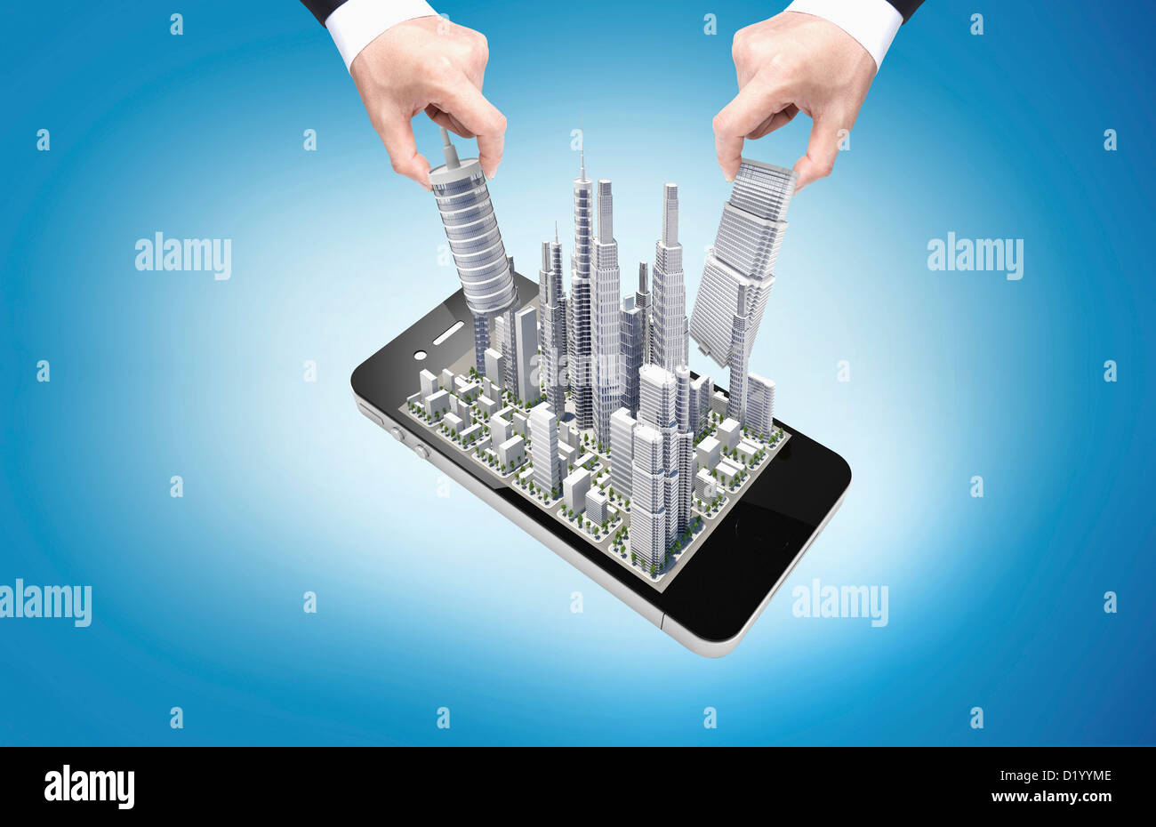 Tablet smartphone design hi-res stock photography and images - Alamy
